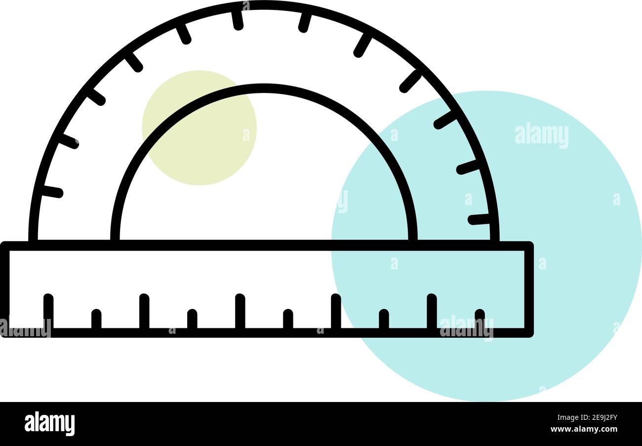 Half circle ruler hi-res stock photography and images - Alamy