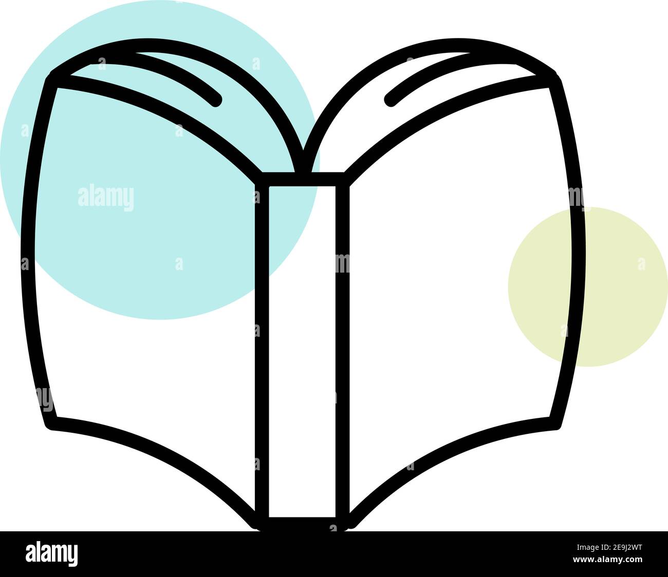 Thick book, illustration, vector on white background Stock Vector Image ...