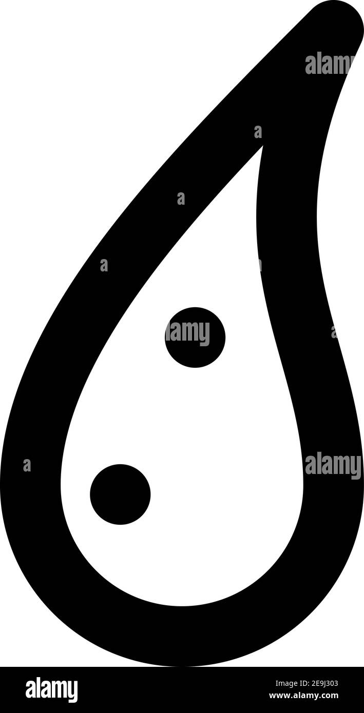 Water drop splash on black Stock Vector Images - Alamy