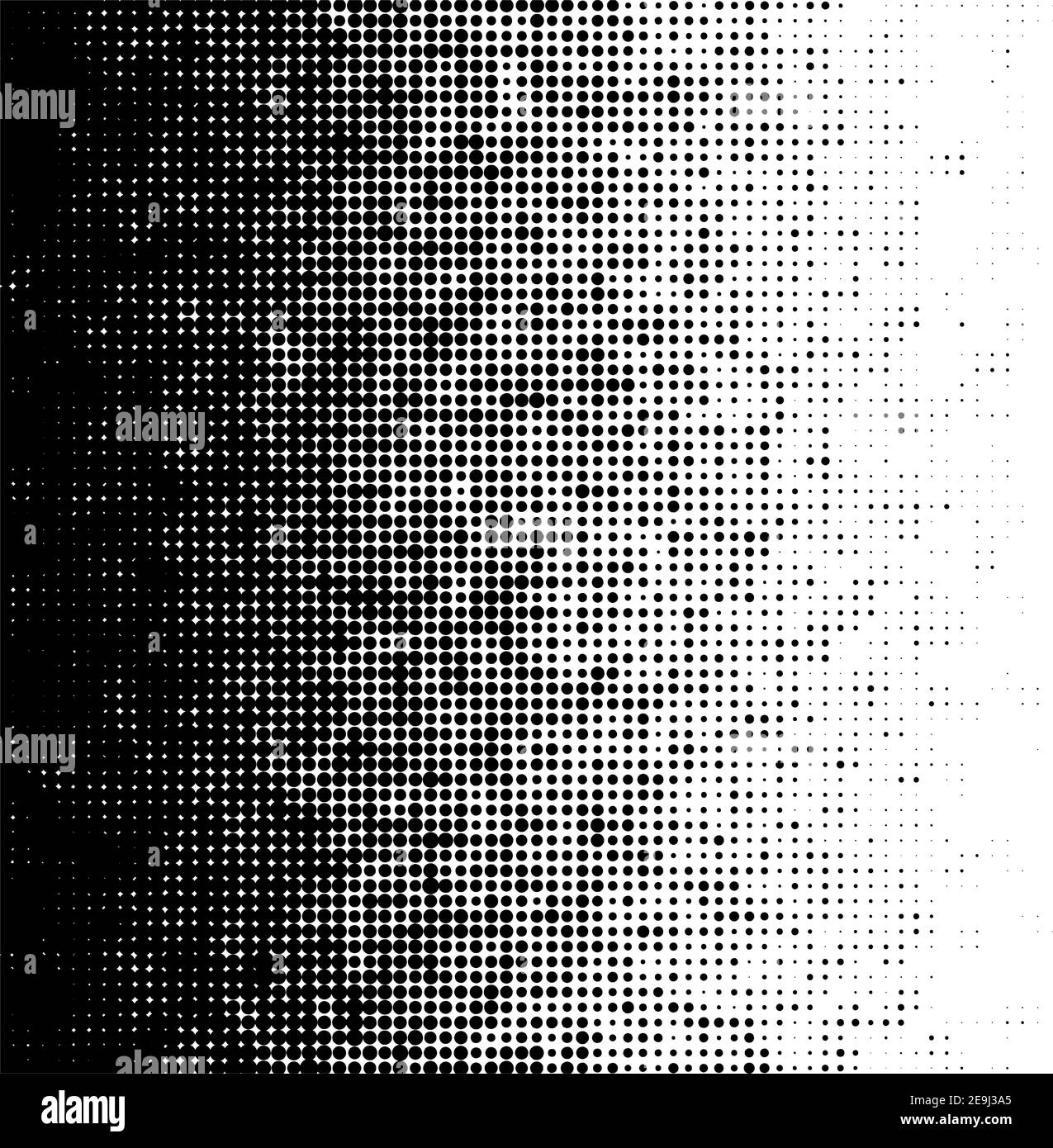 Vector collection of ink monochrome halftone squares shapes Stock ...