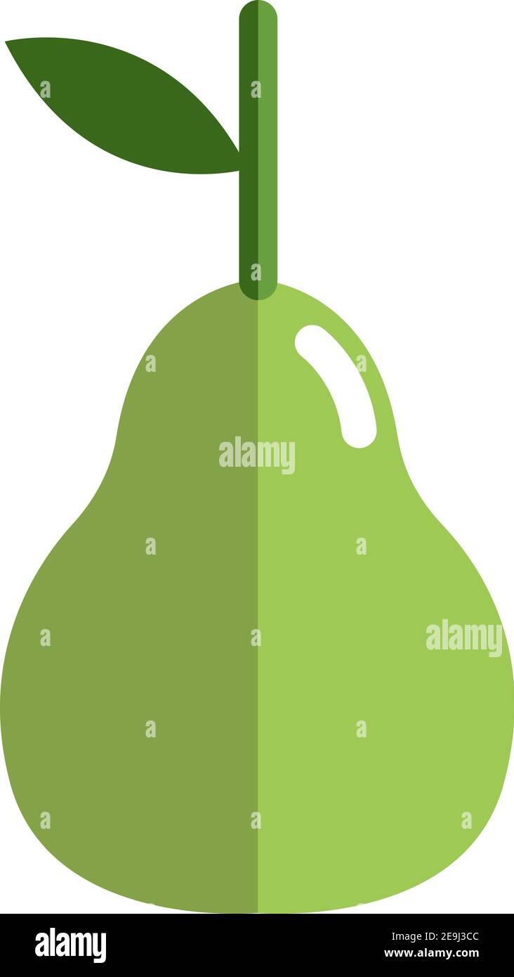 Image of single pear Stock Vector Images - Alamy