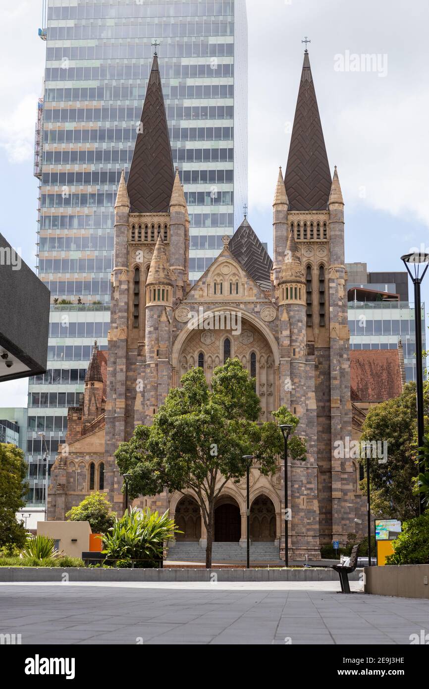 Saint Johns Cathedral Church in Brisbane City Queensland on February ...