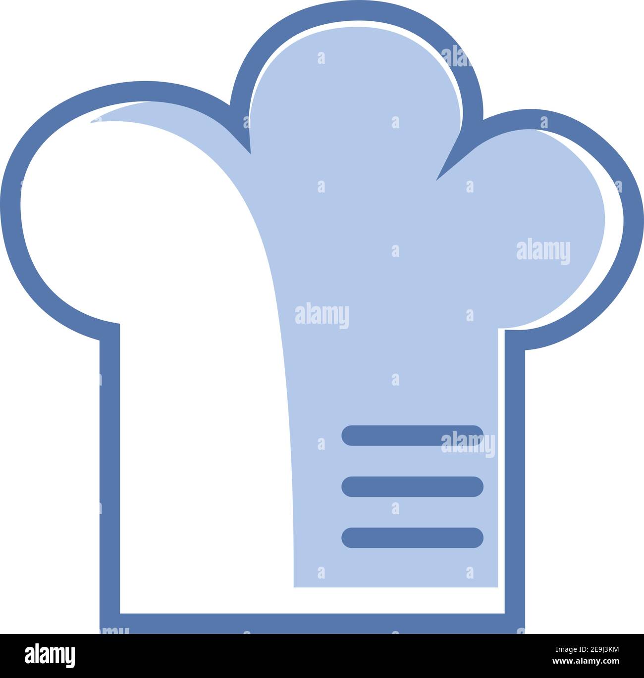 Chefs hat, illustration, vector on white background Stock Vector Image ...