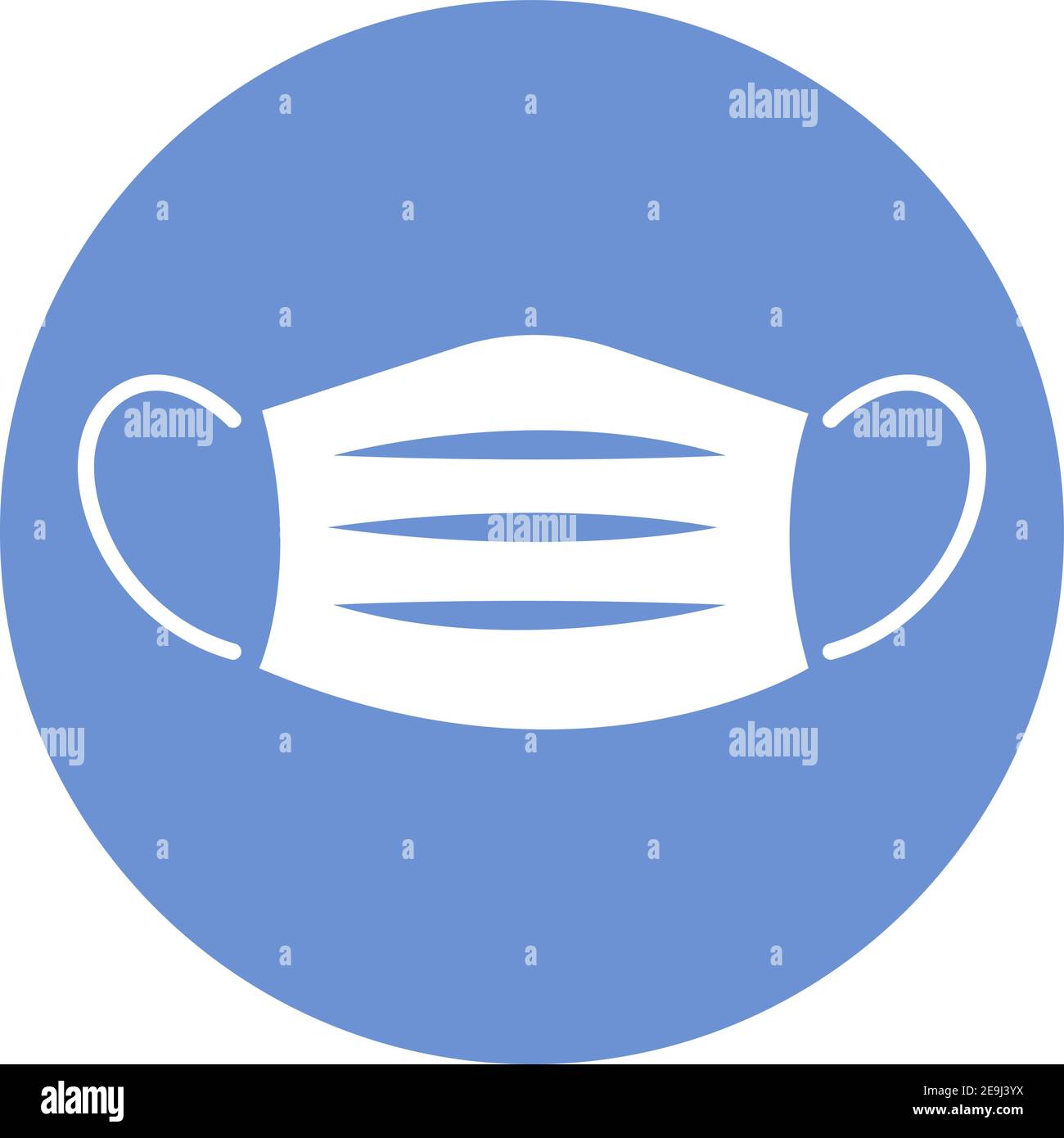 Protective face mask, illustration, vector on white background Stock ...