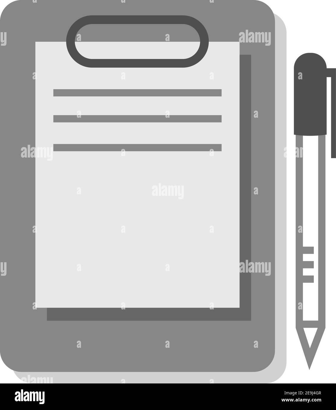 Attendance list, illustration, vector on white background Stock Vector ...