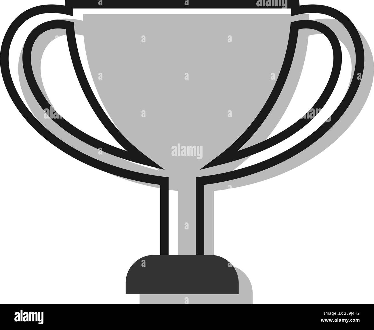 Golden cup, illustration, vector on white background Stock Vector Image ...
