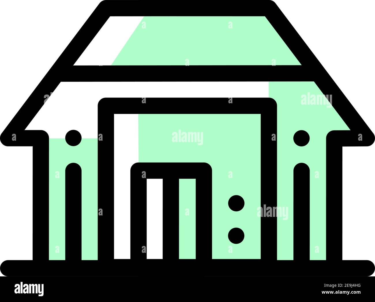 National mint house Stock Vector Images - Alamy