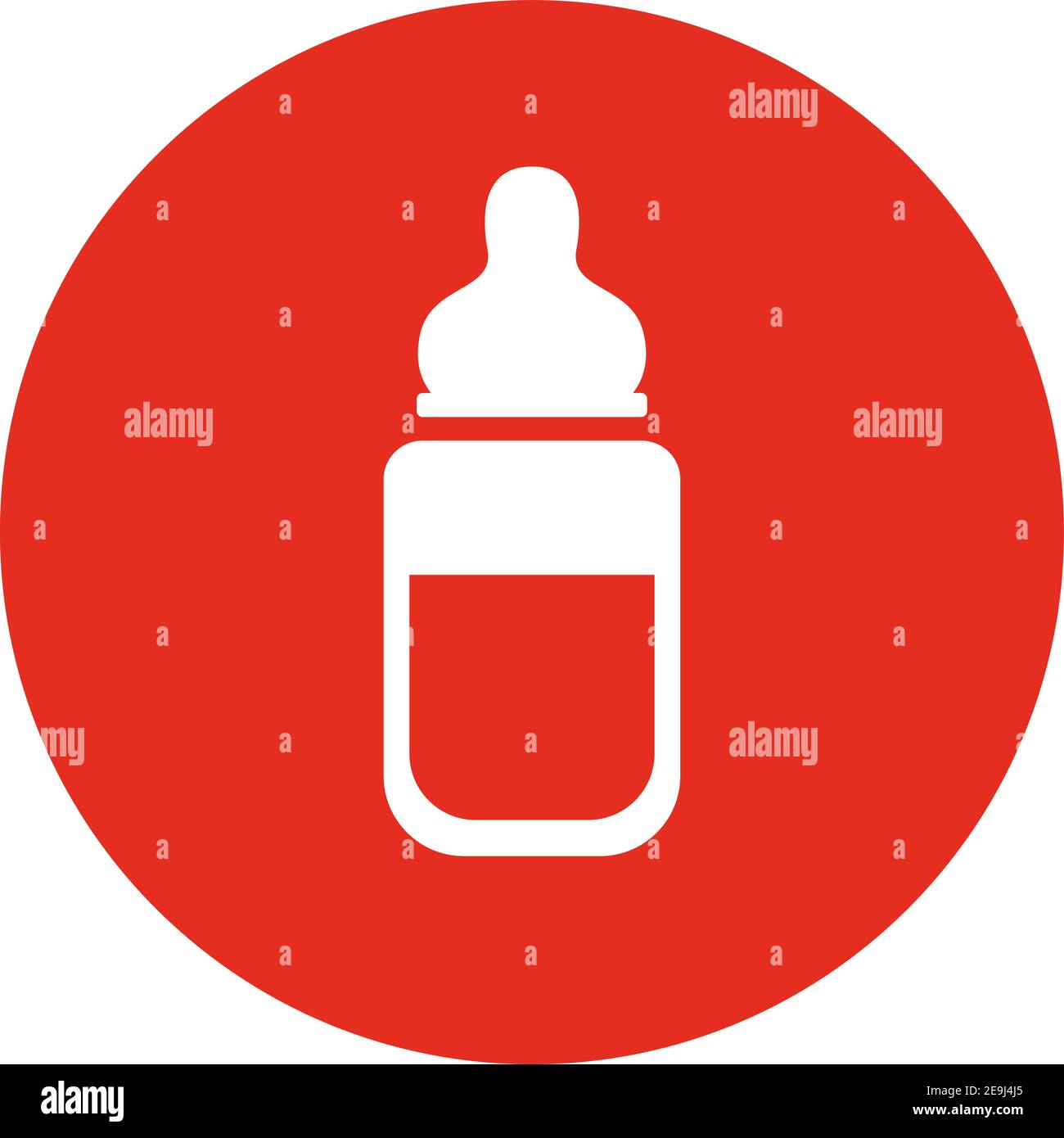 Plastic transparent bottle milk Stock Vector Images - Alamy
