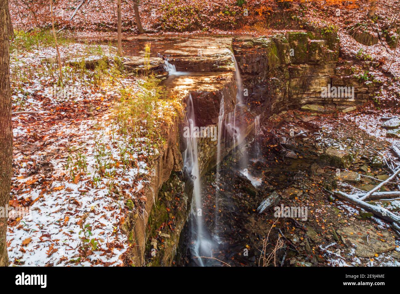 Terrace Falls Conservation area Short Hills Throld Ontario Canada Stock ...