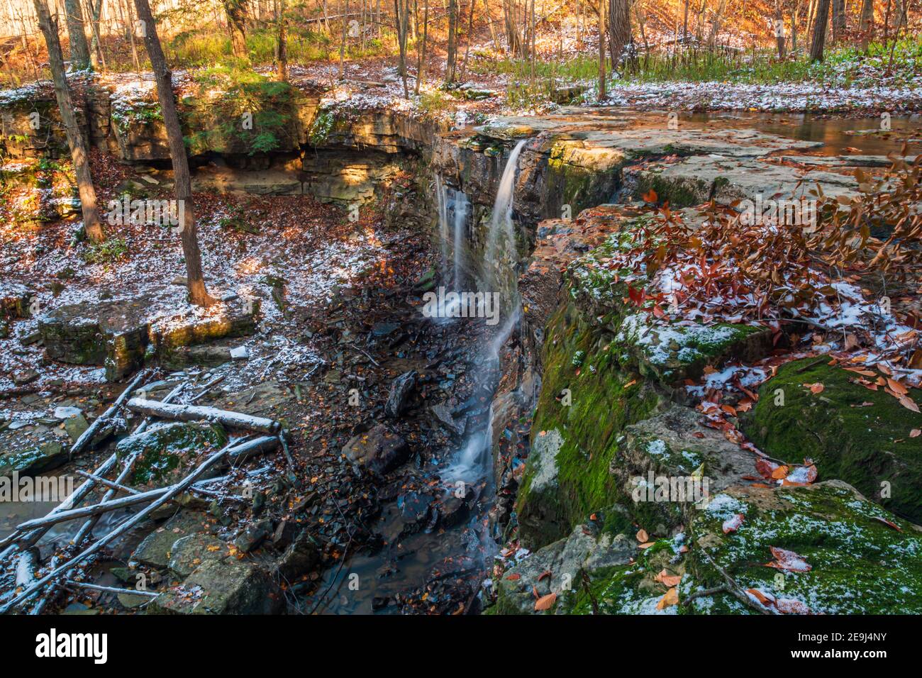 Terrace Falls Conservation area Short Hills Throld Ontario Canada Stock ...