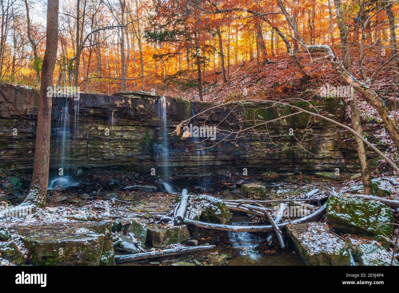 Terrace Falls Conservation area Short Hills Throld Ontario Canada Stock ...