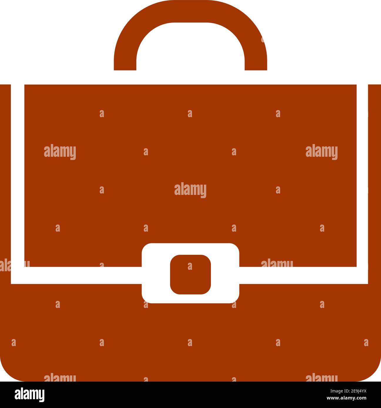 Red briefcase, illustration, vector on white background Stock Vector ...