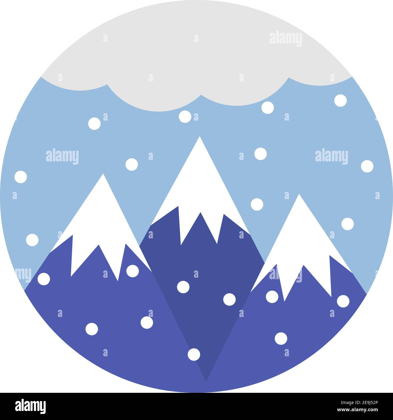 Landscape view with mountains in the background Cut Out Stock Images ...