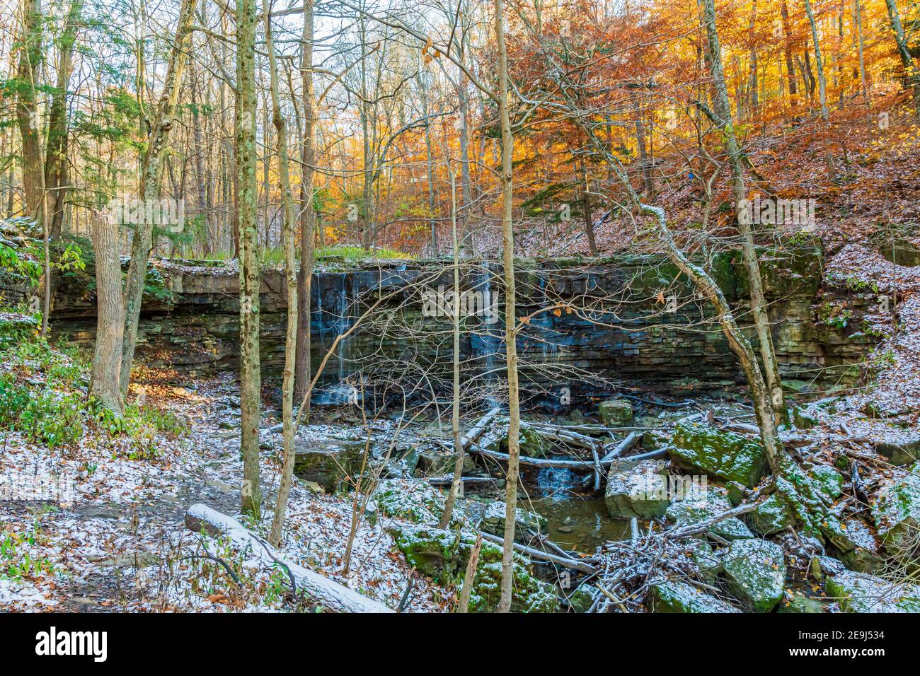 Terrace Falls Conservation area Short Hills Throld Ontario Canada Stock ...
