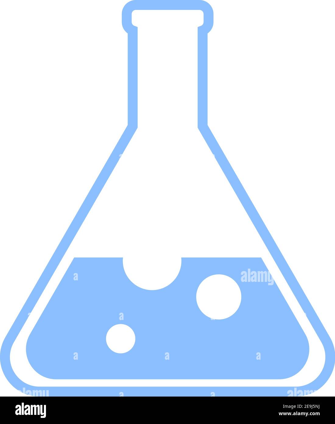 Chemical bottle, illustration, vector on white background Stock Vector ...