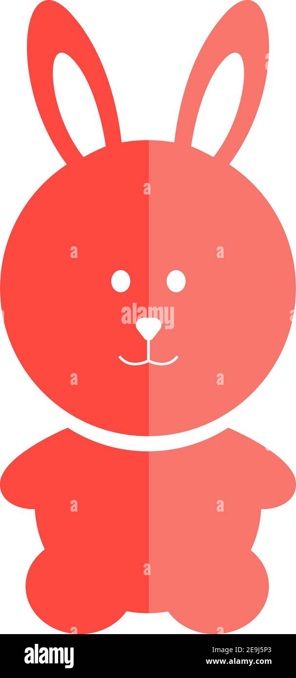 Red bunny Stock Vector Images - Alamy