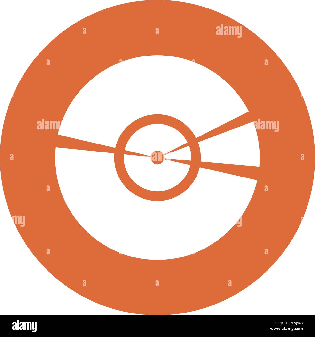 Vinyl record on red Stock Vector Images - Alamy