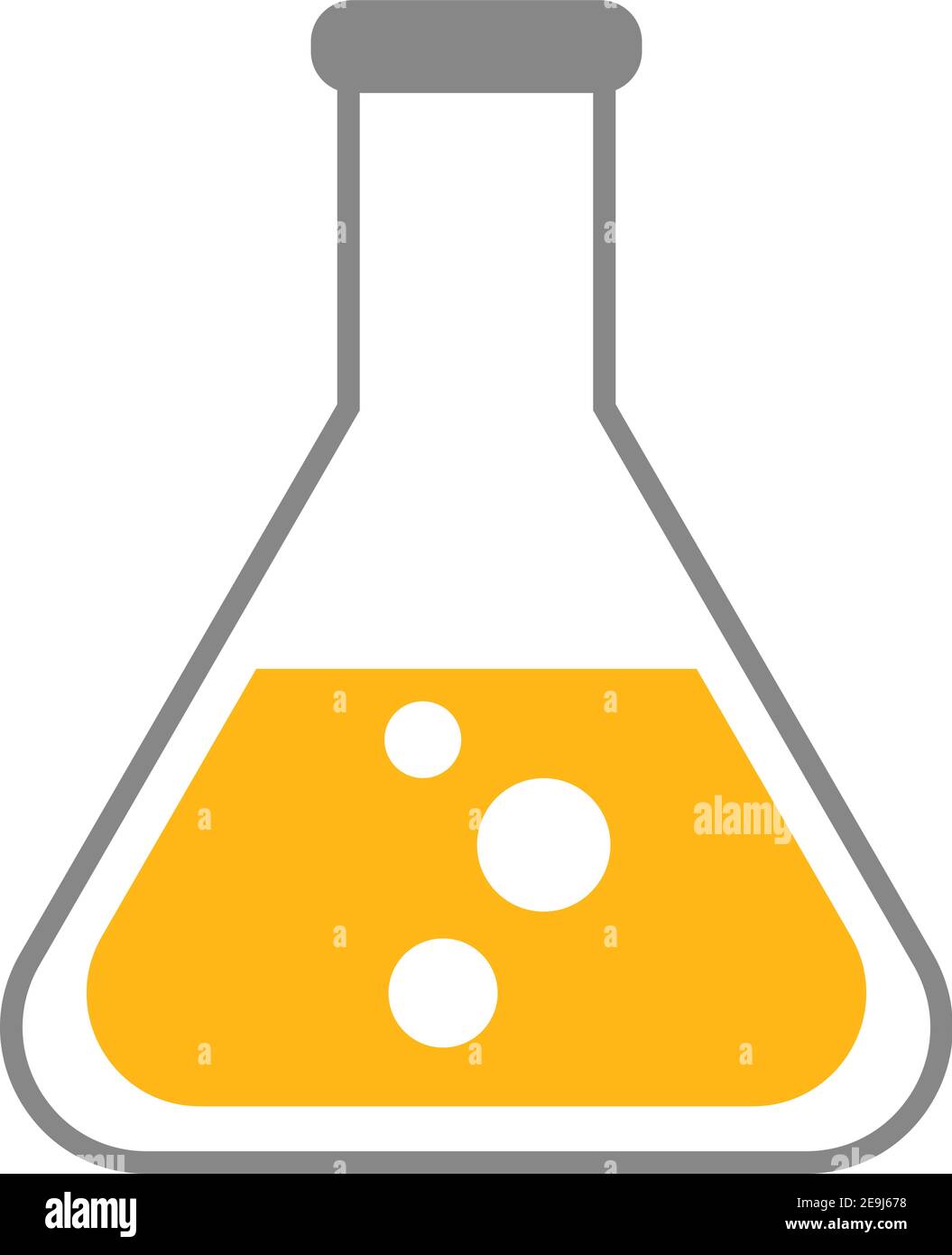 Chemistry class, illustration, vector on white background Stock Vector ...