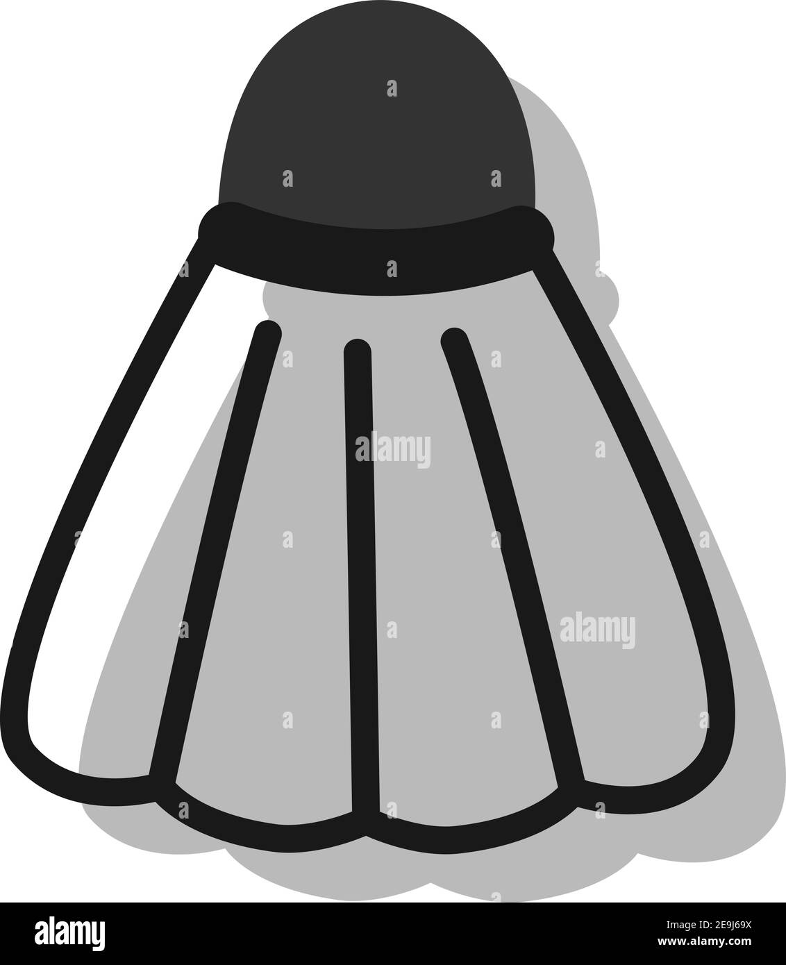 Shuttlecock vector vectors hi-res stock photography and images - Alamy