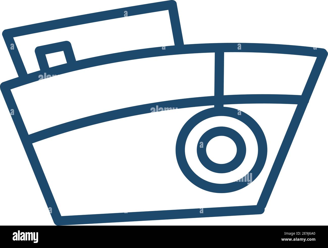 Big blue ship, illustration, vector on white background Stock Vector ...