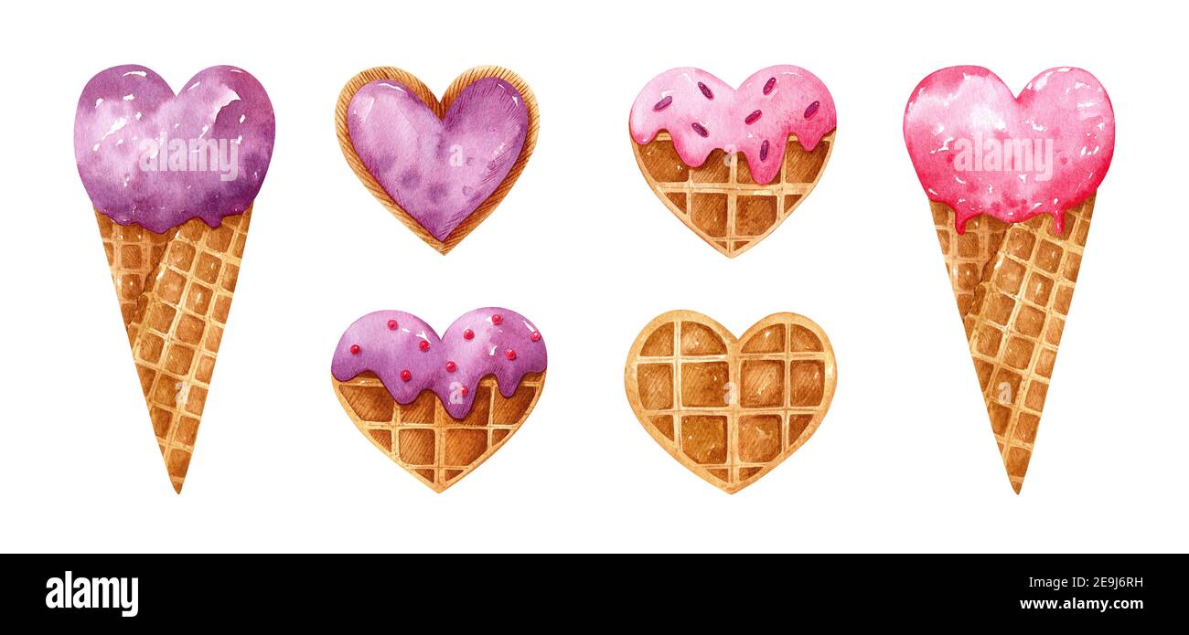 Waffles clip art hi-res stock photography and images - Alamy