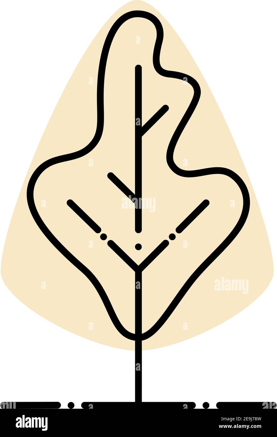 Brown tree paper Stock Vector Images - Alamy