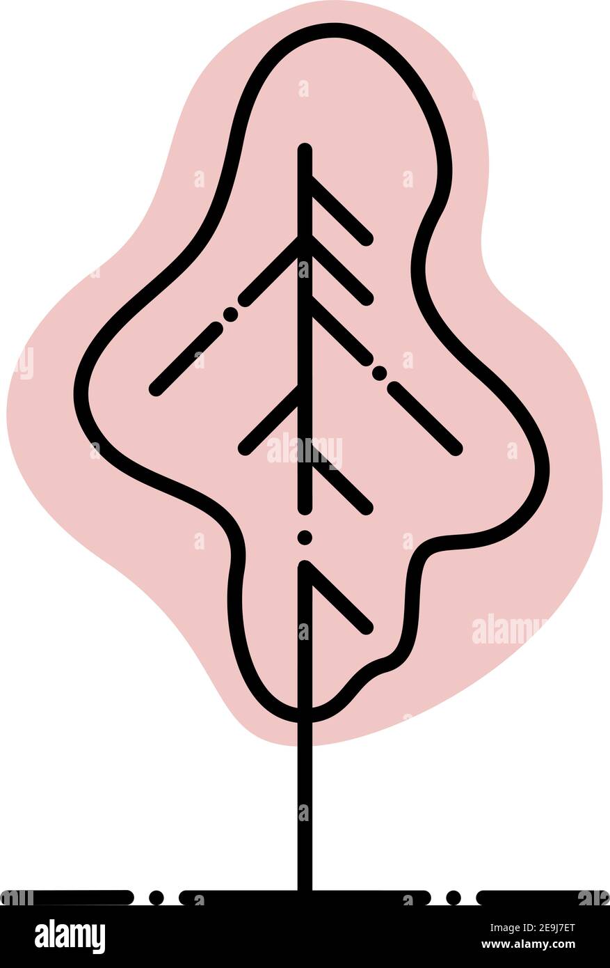 Illustration cherry blossoms Cut Out Stock Images & Pictures - Alamy