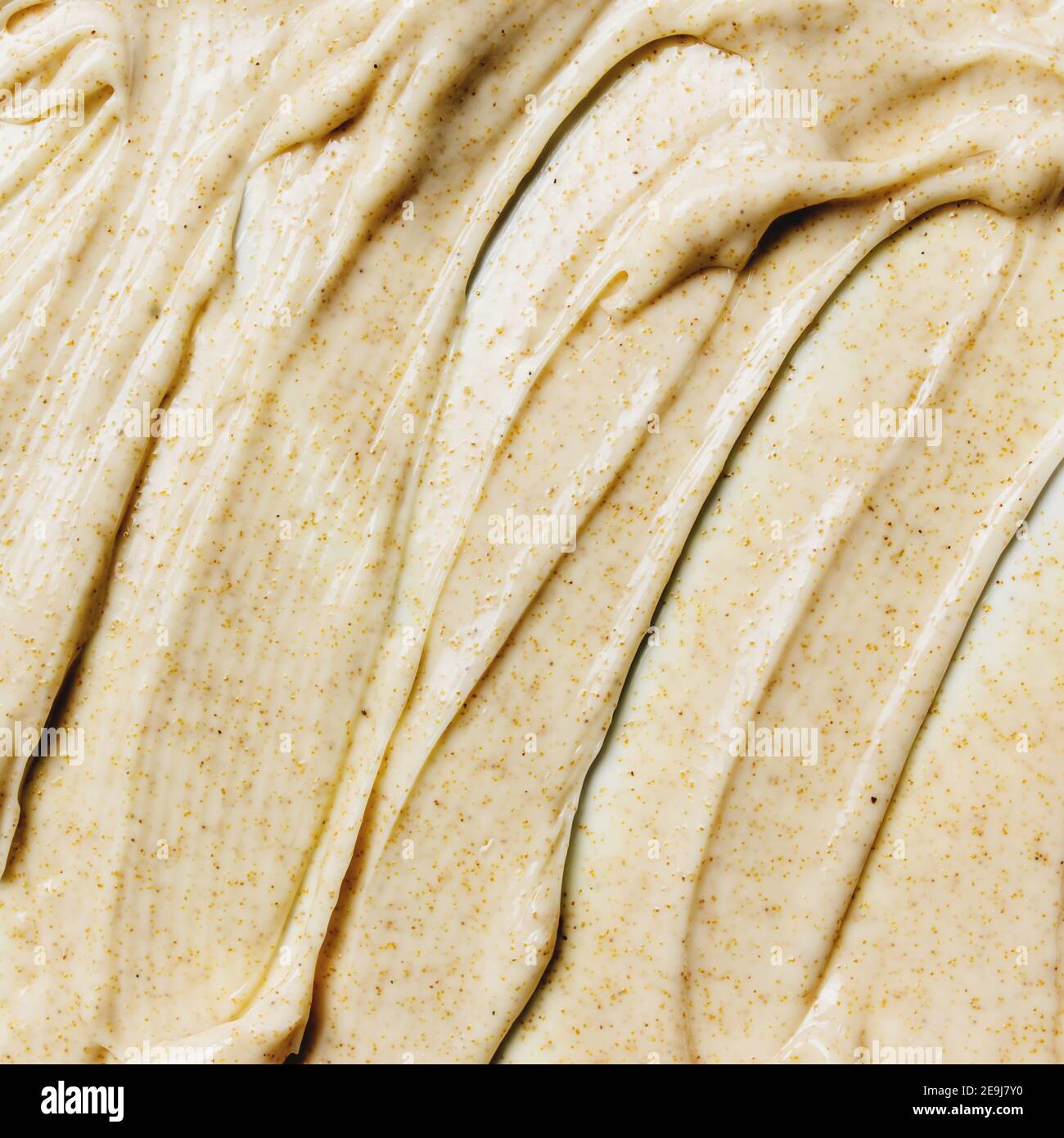 Textures from cosmetics. Body Scrub. Smears on the table Stock Photo ...