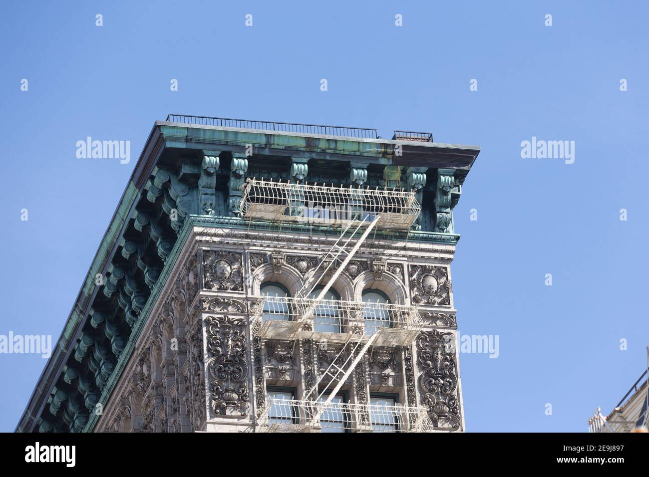 New York City, NY USA Most of these cast-iron facades in SoHo were ...