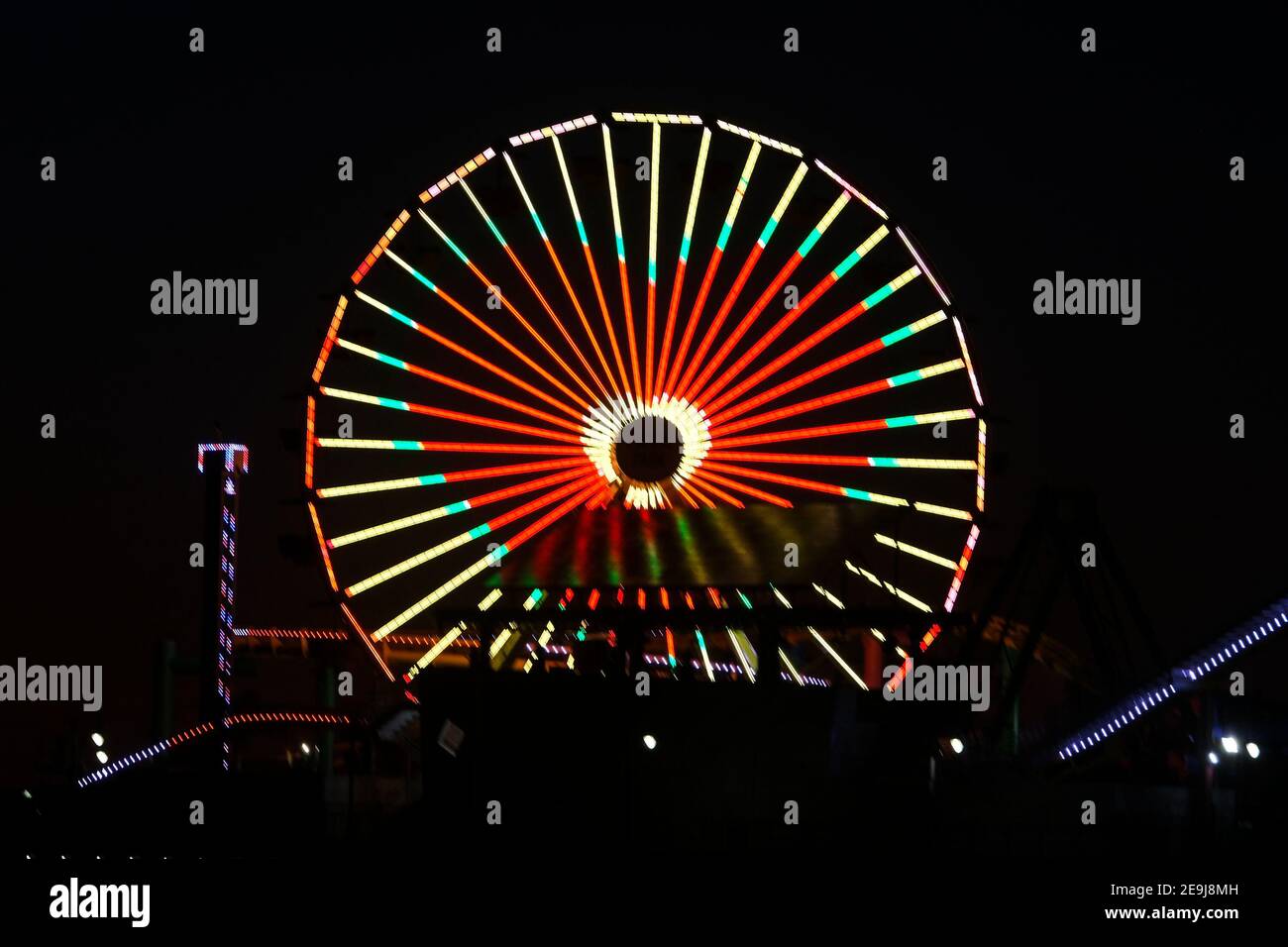 Los Angeles, California, USA. 4th Feb, 2021. The solar-powered Ferris ...