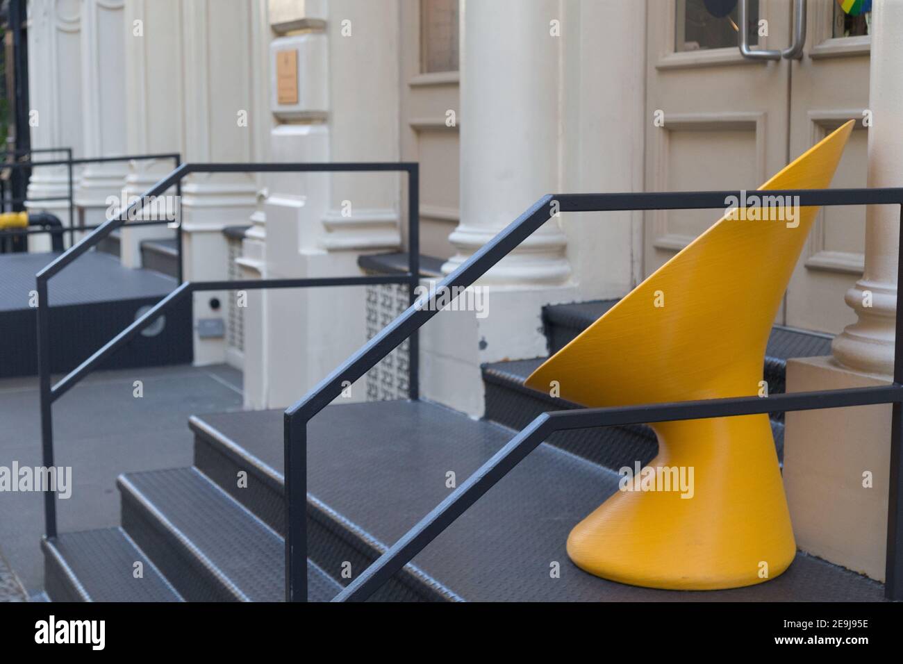 Designer Chair outside furniture store in SOHO Stock Photo - Alamy