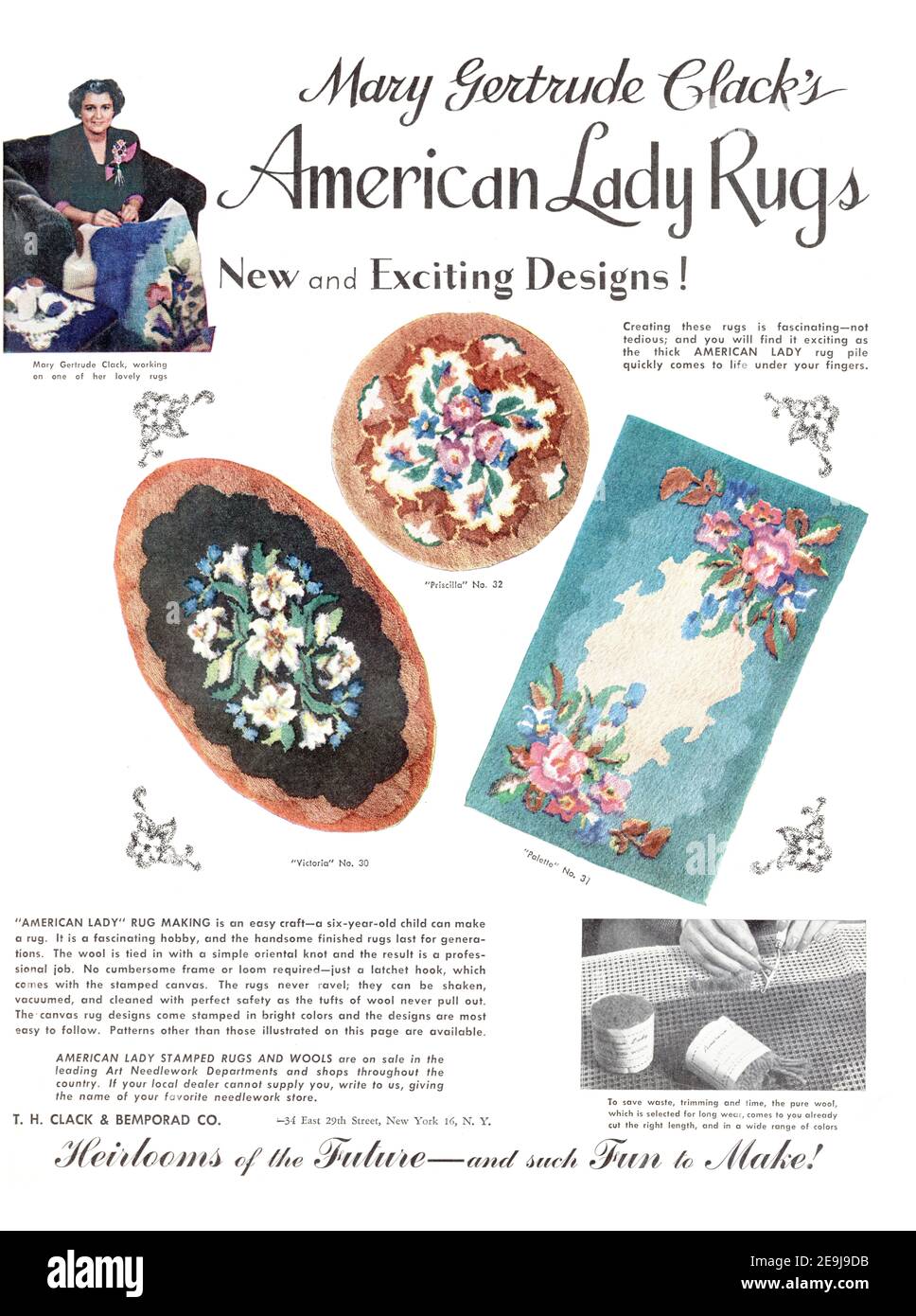 American lady rugs hi-res stock photography and images - Alamy