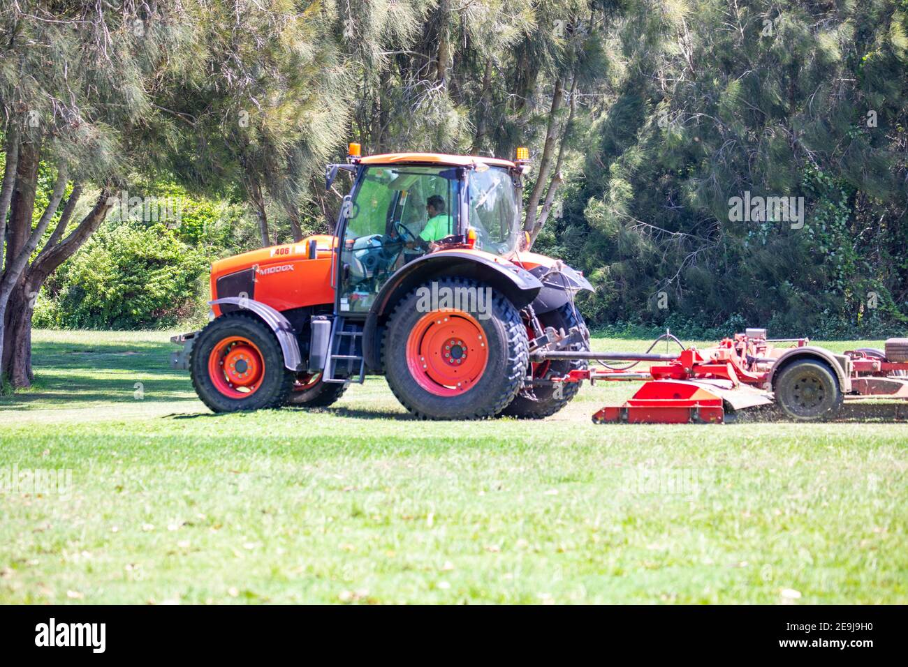 Grass cutting machine hi-res stock photography and images - Alamy