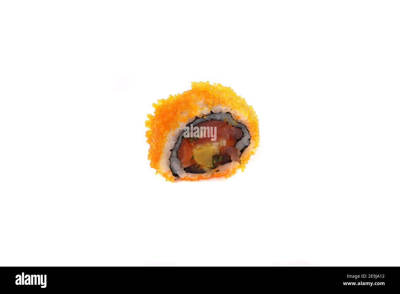 California roll isolated in white background Stock Photo - Alamy