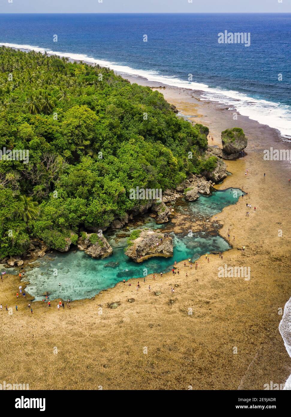 Magpupungko Rock Pool, Siargao, Philippines Stock Photo - Alamy