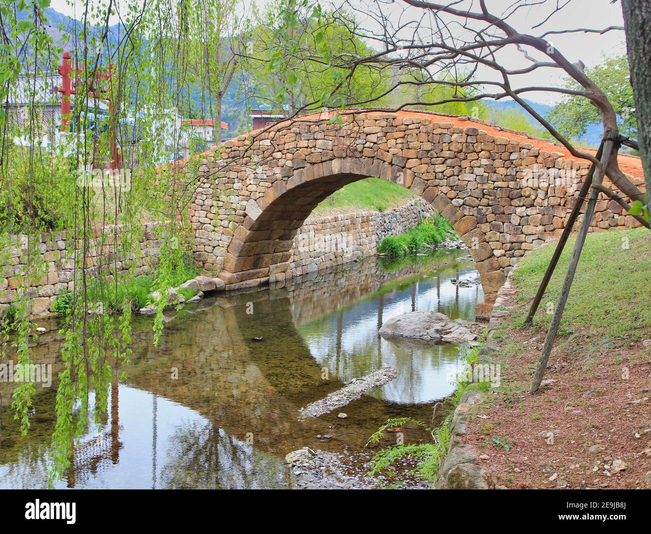 Spring of Mannyeongyo Bridge in Yeongsan, Changnyeong, Gyeongnam, South ...