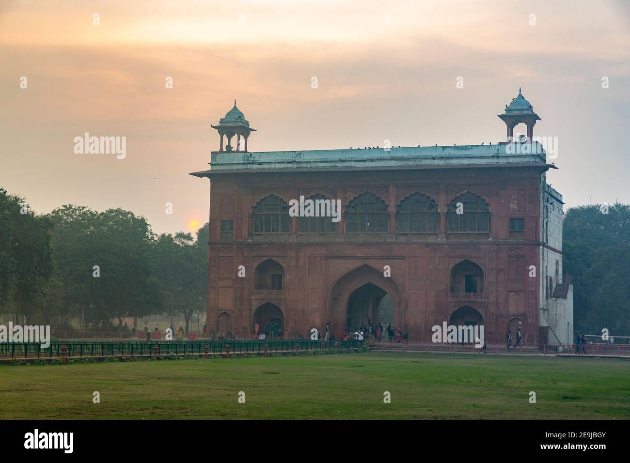Delhi, India Naubat Khana (Drum House) at the Red Fort At Sunset Stock ...