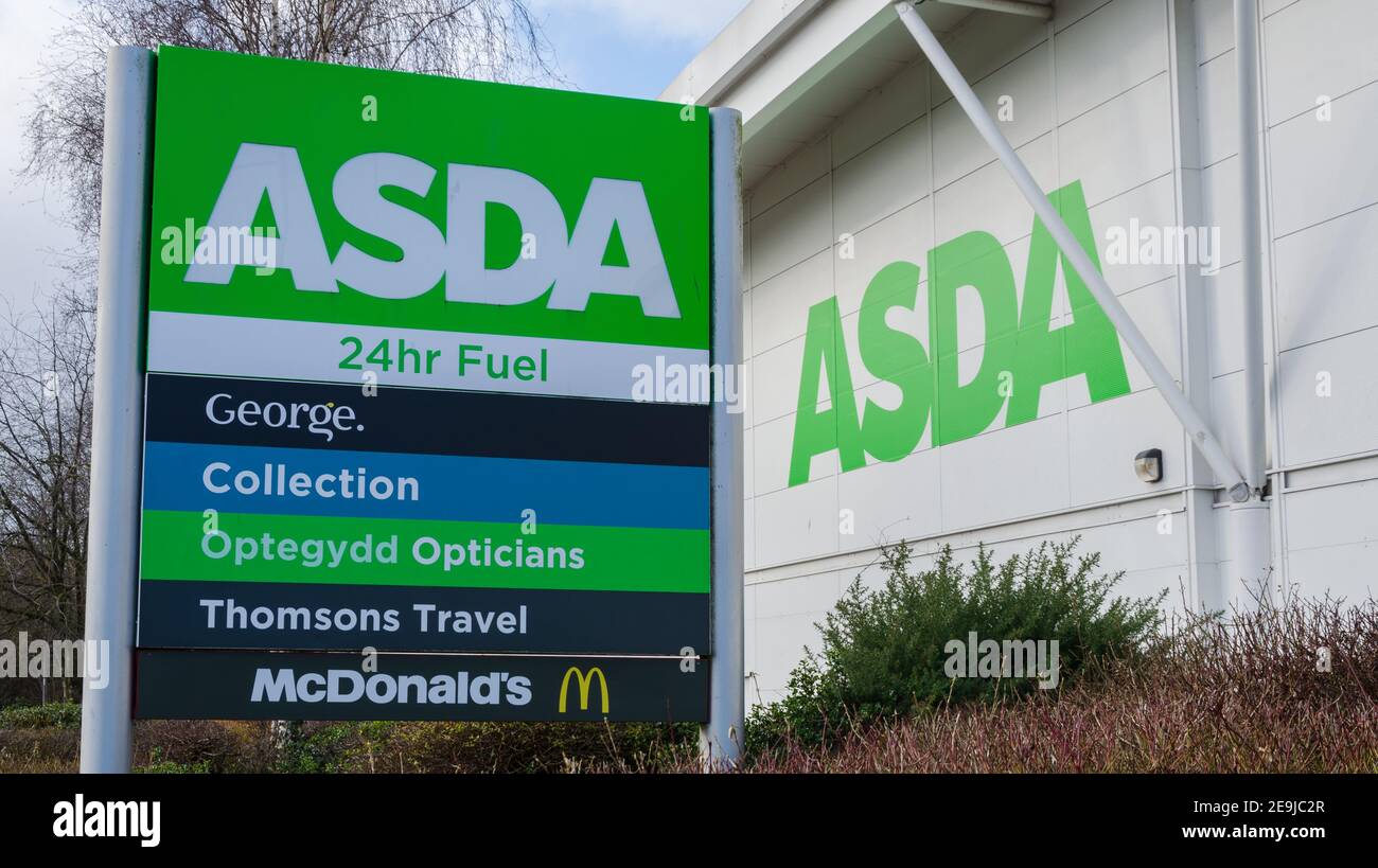 Asda Supermarket Superstore Walmart High Resolution Stock Photography ...