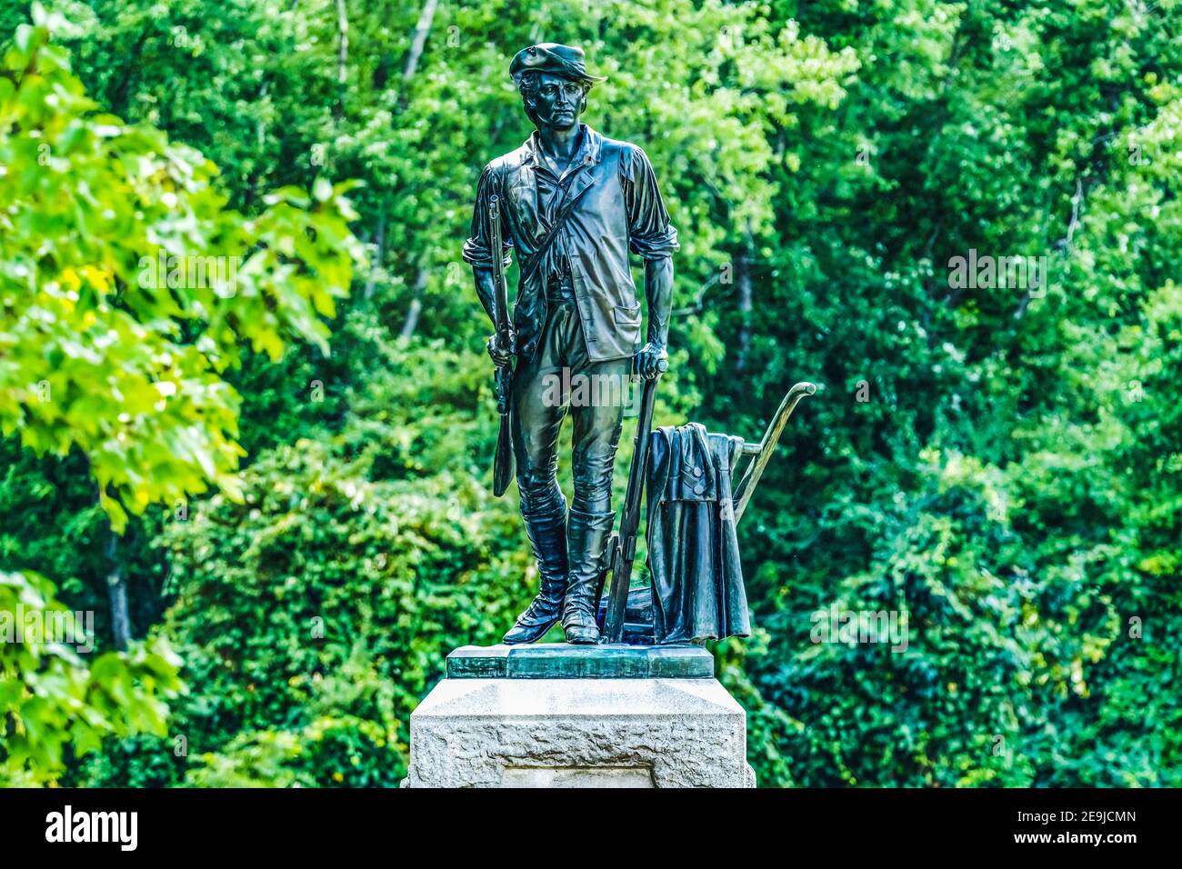 Minute Man Statue Old North Bridge Minute Man National Historical Park ...