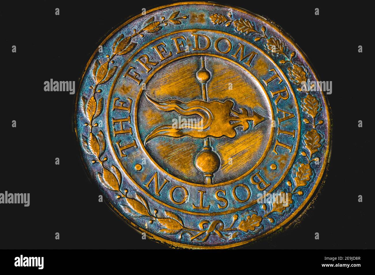 Freedom Trail Symbol Boston Common Boston Massachusetts. Freedom Trail ...