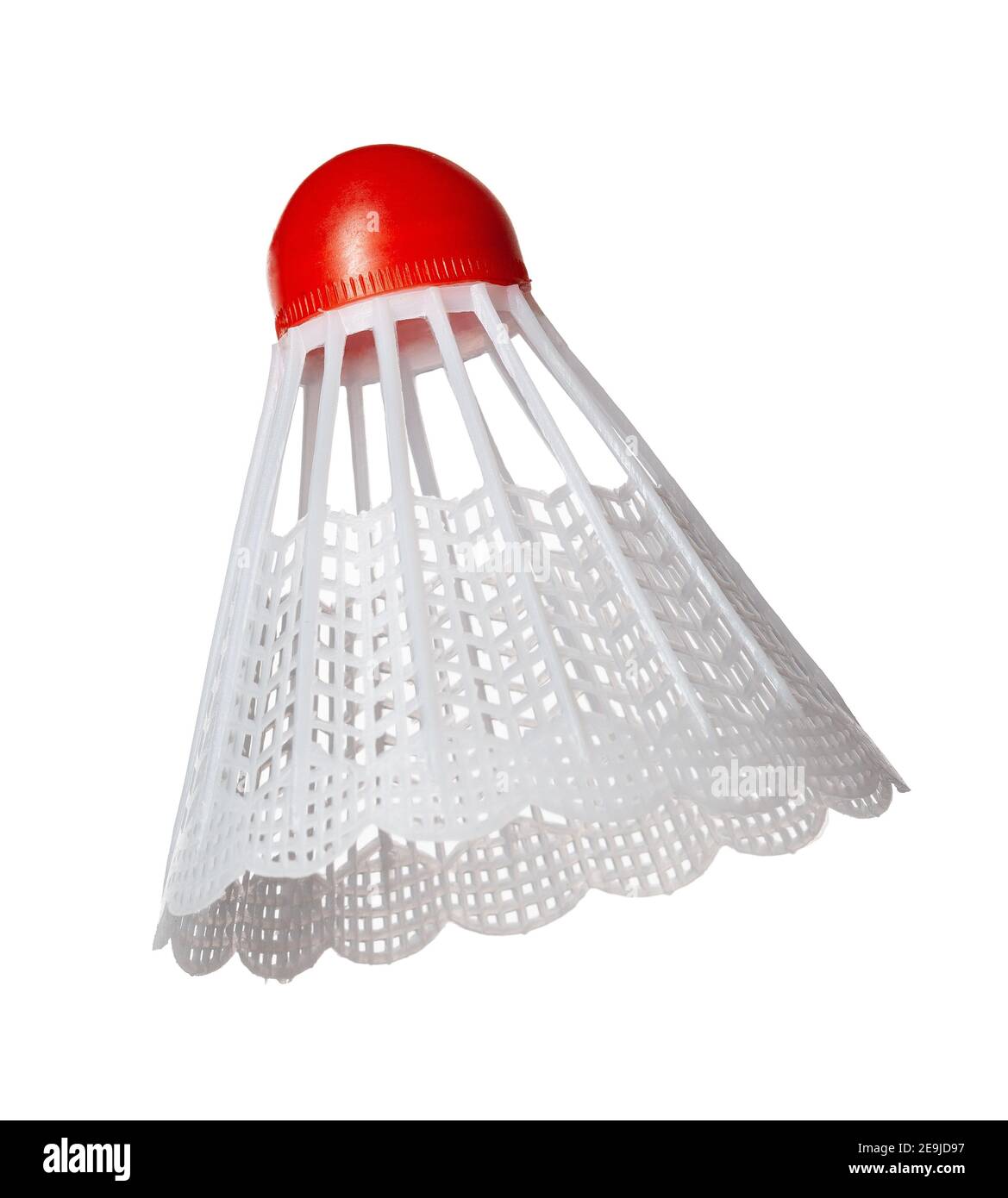 White shuttlecock for badminton isolated on white background Stock ...