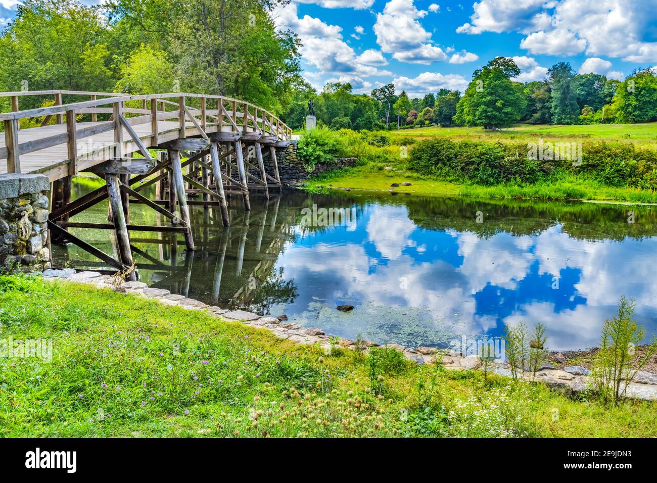 Old North Bridge Concord River Minute Man National Historical Park ...