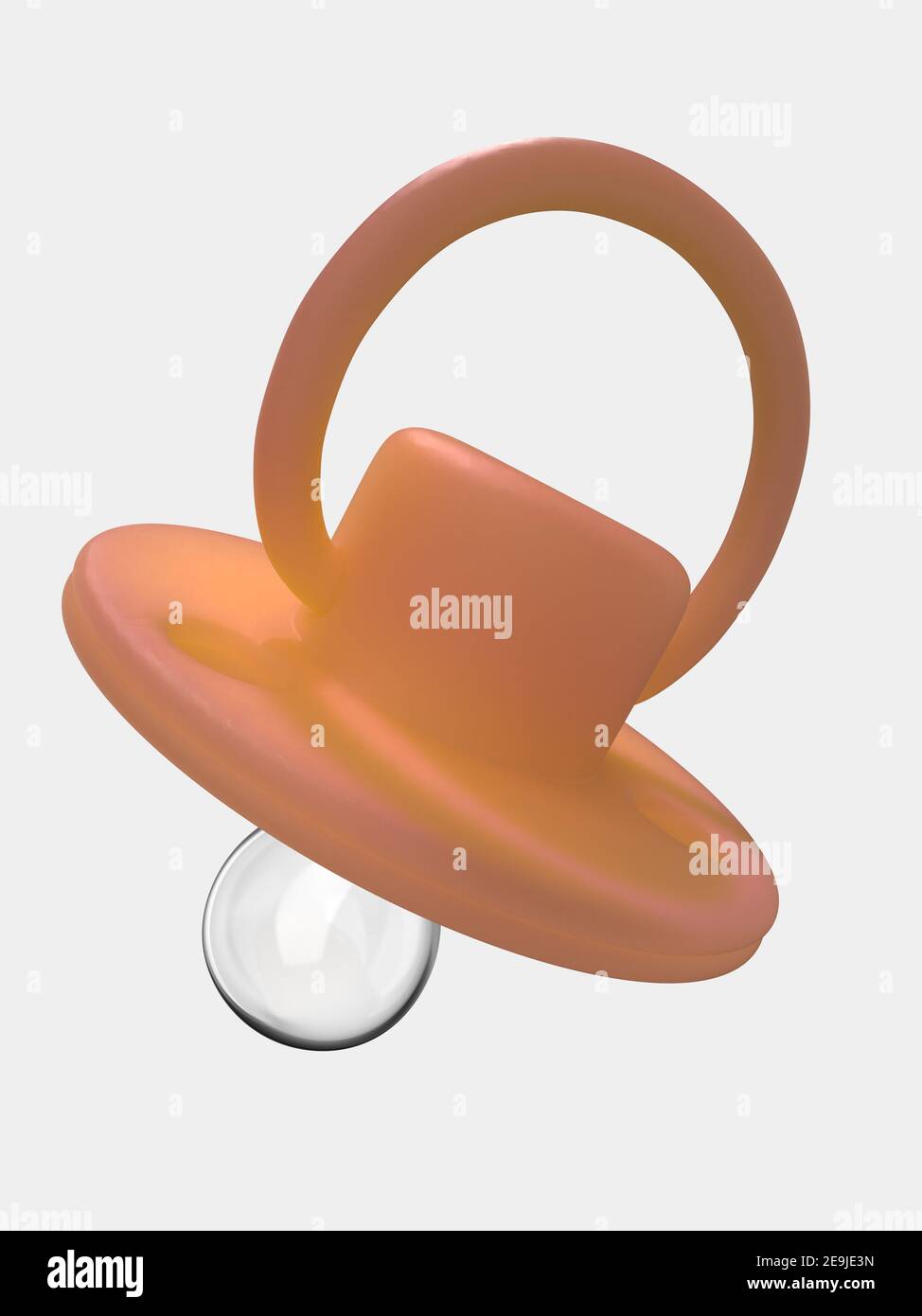 Baby pacifier isolated on background. 3d rendering - illustration Stock ...