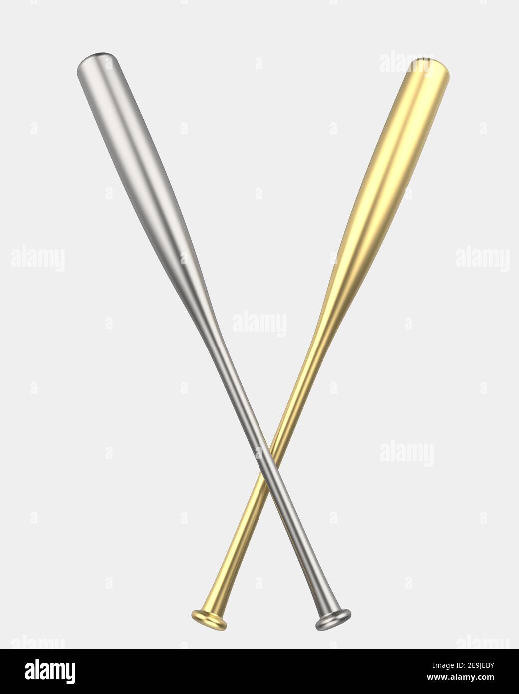 Baseball bat isolated on background. 3d rendering - illustration Stock ...