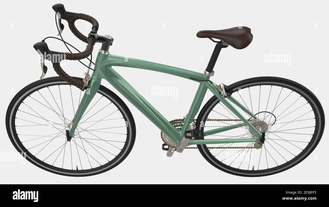 Fast bike isolated on background. 3d rendering - illustration Stock ...