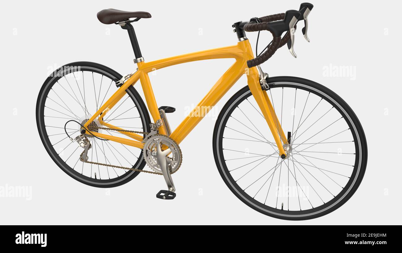 Fast bike isolated on background. 3d rendering - illustration Stock ...