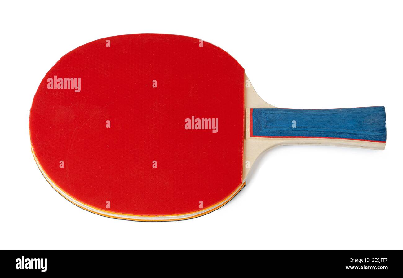 Table tennis racket isolated on white background Stock Photo - Alamy
