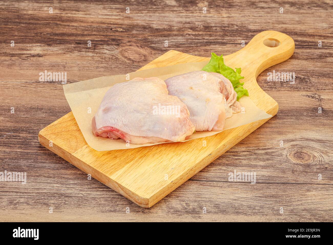 Raw chicken hip ready for cooking Stock Photo - Alamy