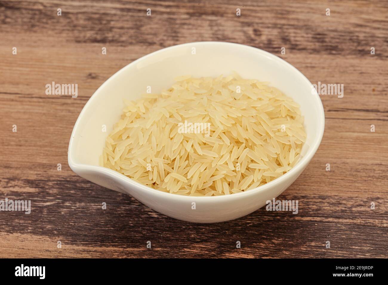 Raw Indian basmati rice in the bowl Stock Photo - Alamy