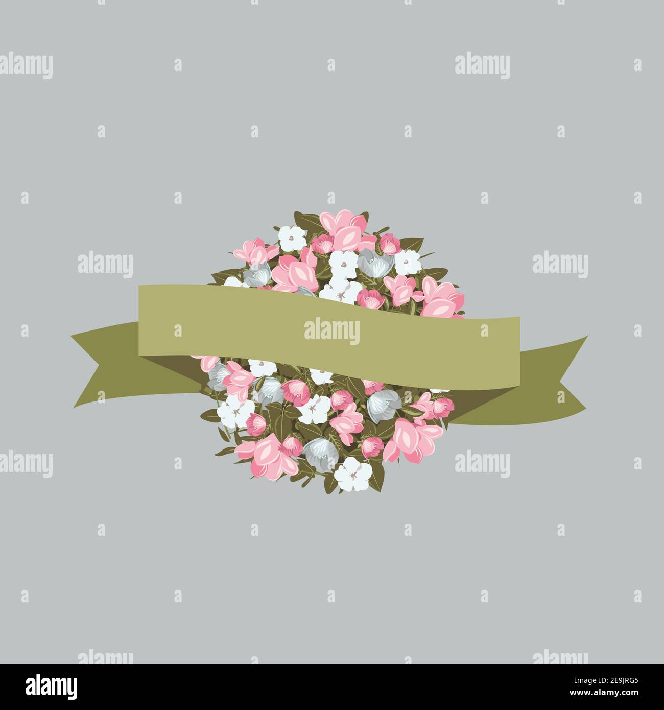 Vector congratulation card. Floral background Stock Vector Image & Art ...